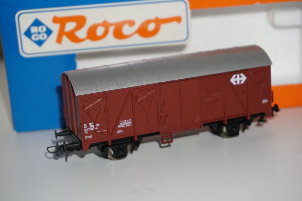 Roco - SBB gedeckter Güterwagen H0/DC (Gebraucht) in Matten b. Interl für CHF 15 – mit Lieferung ...