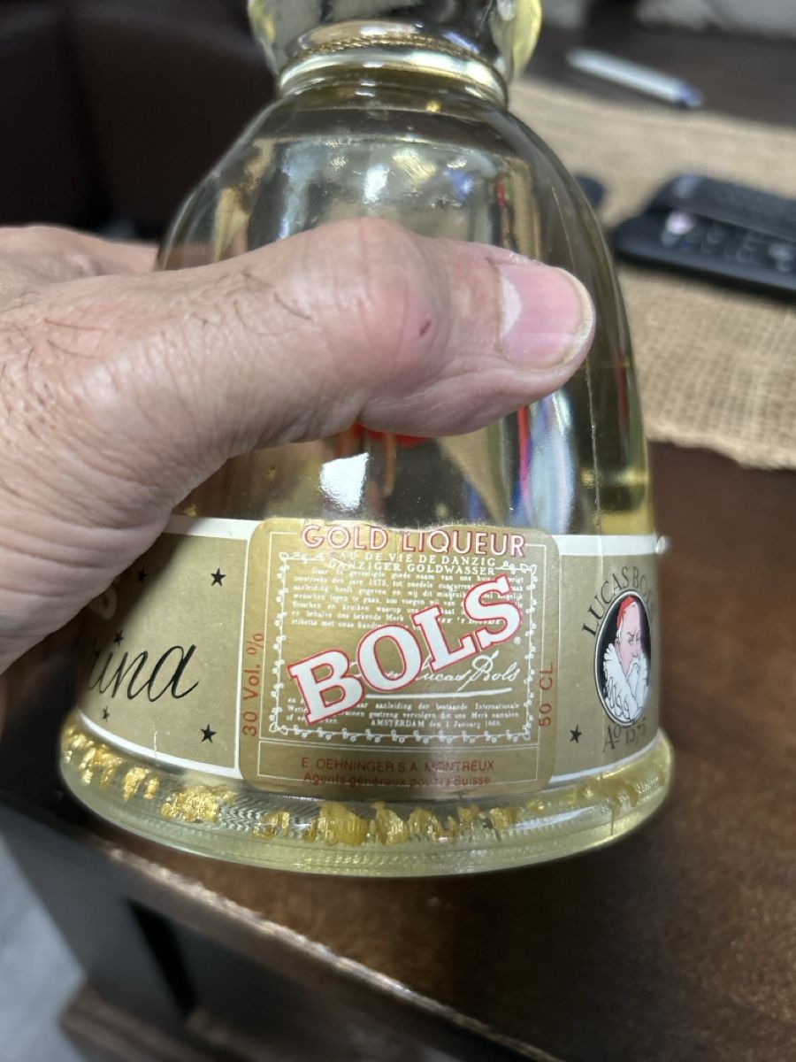 Vintage Bols Ballerina Gold Liqueur 50cl – 30% Vol – Spieluh (Neu und ...