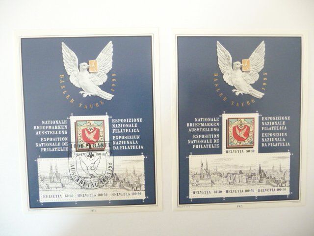 1995 Nationale Briefmarkenausstellung(Basler Taube 95) **+° (Neu (gemäss Beschreibung)) in ...