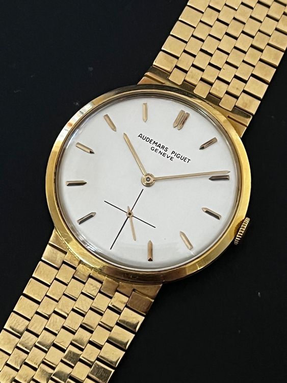 Audemars Piguet ref. 5432 Ultra-Thin 18k Yellow Gold 1950s (Gebraucht ...