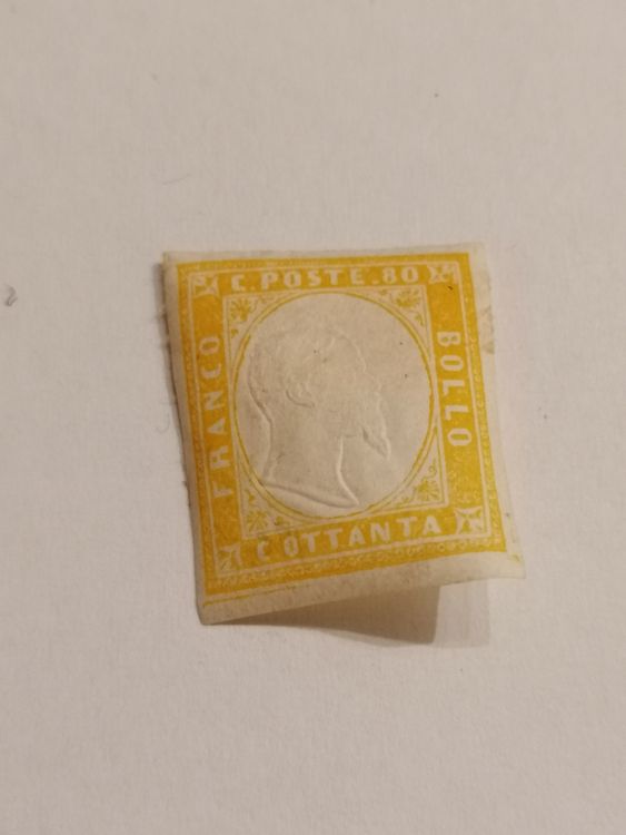 Alt Italien Sardinien Franco Bollo 80 cents | Kaufen auf Ricardo