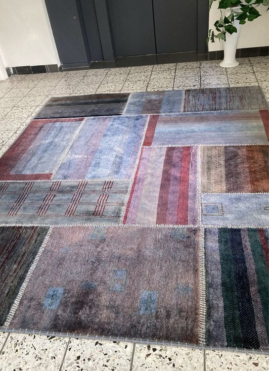 Patchwork Teppich | Kaufen auf Ricardo