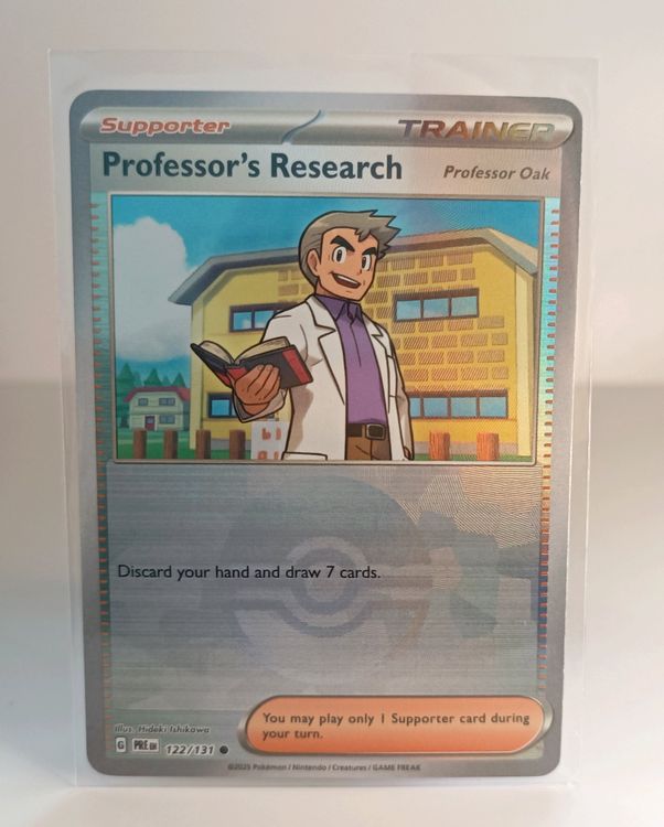 Professor's 122/131 Pokeball Pokemon Prismatic Evolutions (Neu (gemäss ...