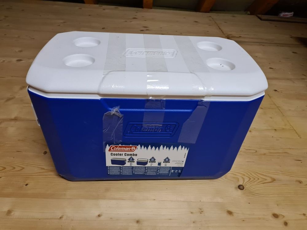Kühlbox Coleman Polylite 45L. + 4 L. Performance Cooler (Neu (gemäss ...