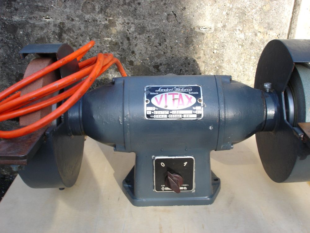 Schleifmaschine Vitax V1 Spezial mit grossen Schleifscheiben (Gebraucht ...