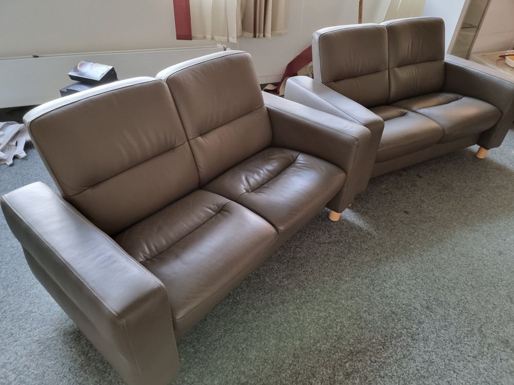 2x 2er Sofa Stressless Made by Norway wie neu Leder | Kaufen auf Ricardo