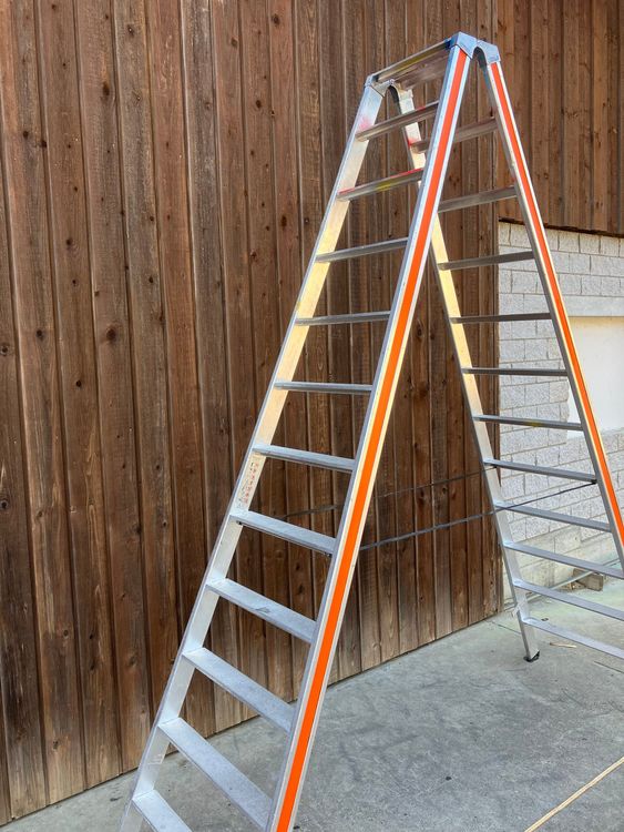 HB Systeme Typ 200- Doppelstufenleiter/ Bockleiter Alu, Nr.1 (Gebraucht ...