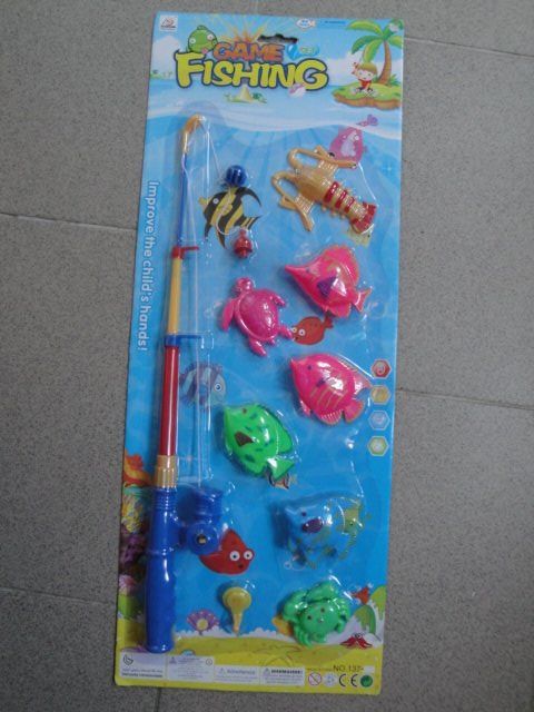 Angel Spiel, fische angeln, Pack 56x21cm gross (Neu und ...