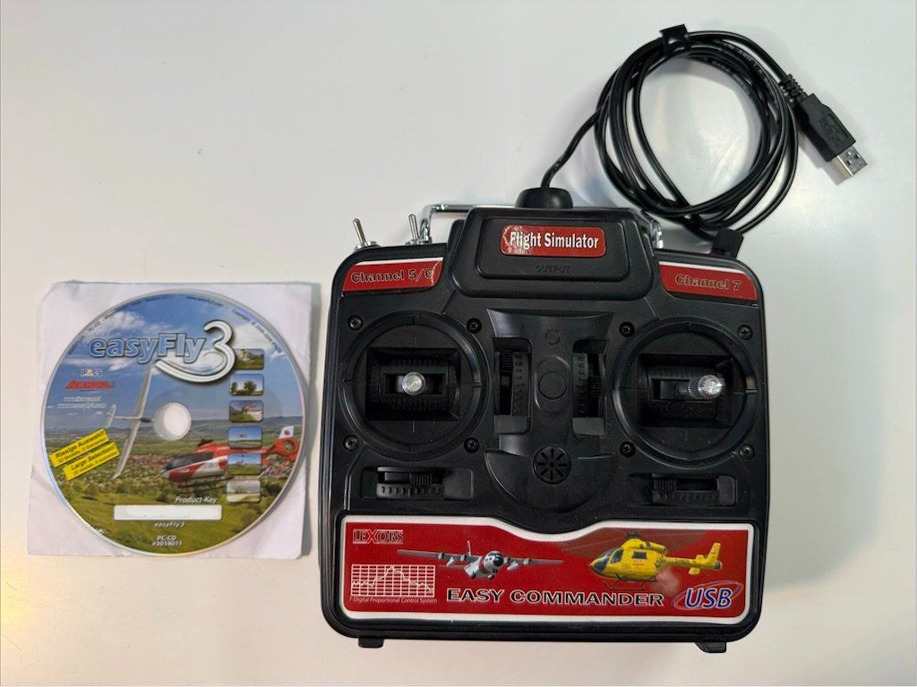 EasyFly 3 Flight Simulator mit USB-Controller Easy Commander (Gebraucht ...