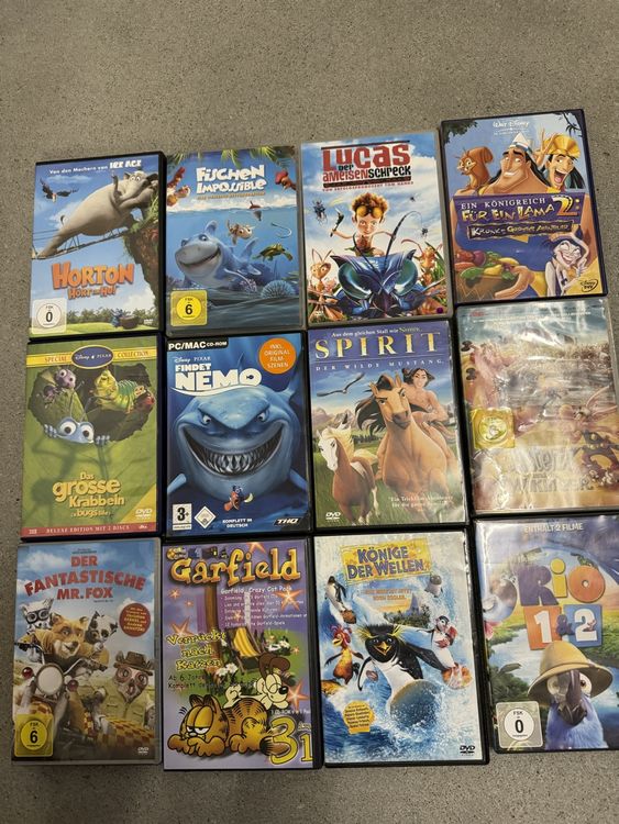12 Kinder DVD‘s | Kaufen auf Ricardo