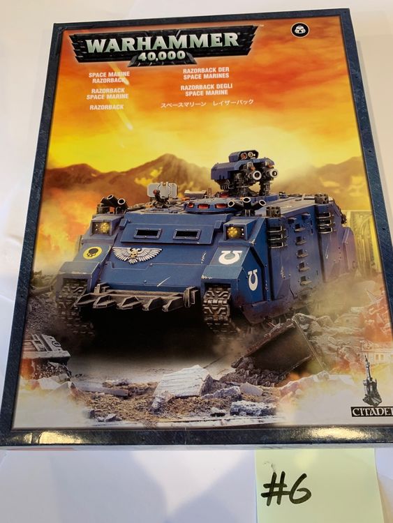 Warhammer 40k Space Marine Razorback (#6) (Neu (gemäss Beschreibung ...