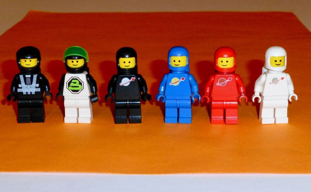 Lego Space/ 6 Minifiguren sp001 - sp006 (Blacktron+Classic) (Gebraucht ...