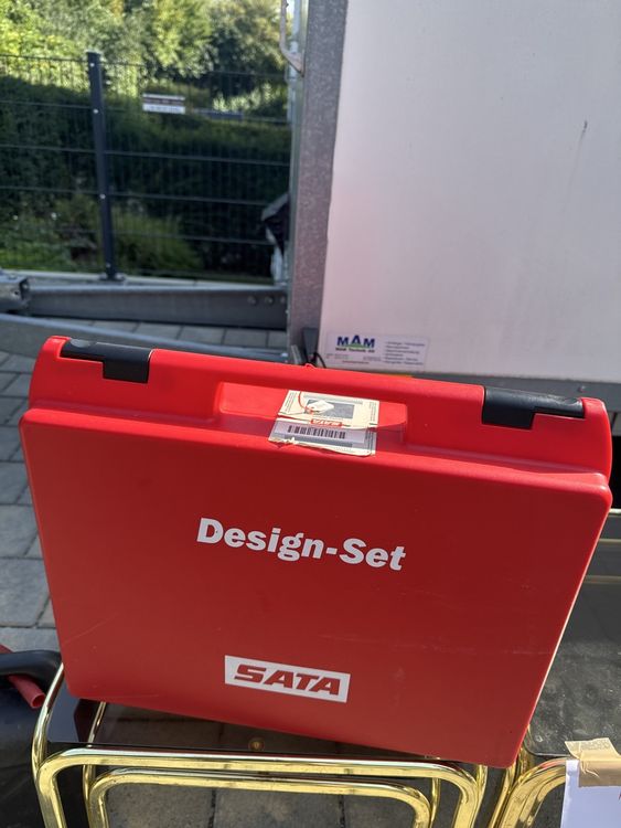 SATA Airbrush Design-Set, neuwertig, komplett, sofort (Neu (gemäss ...