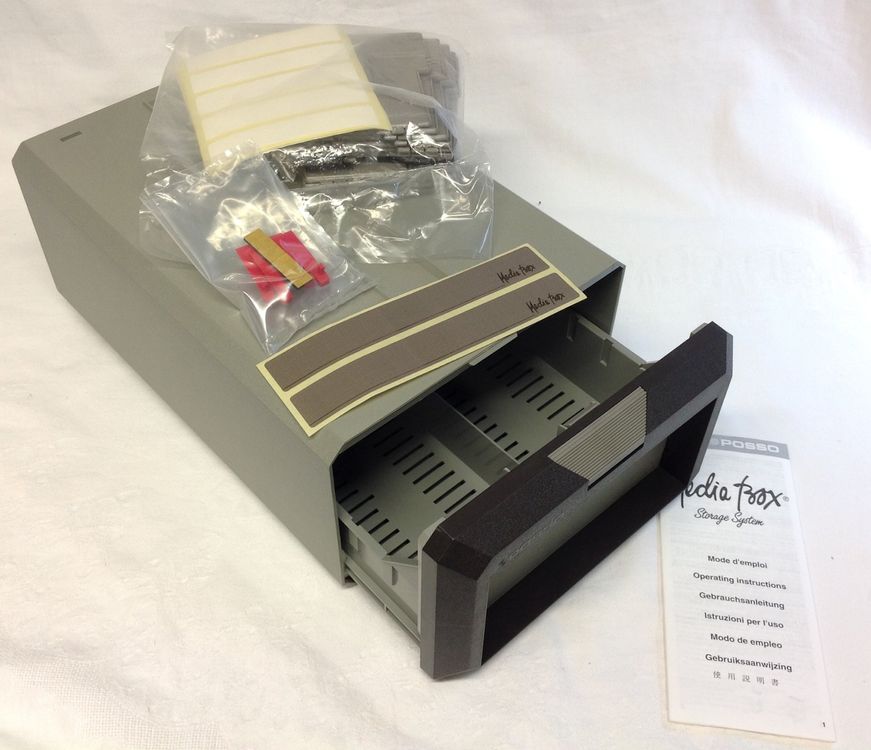 Posso Media Disketten-Box Floppy-Disk 3,5"grau/schwarz (Neu (gemäss ...