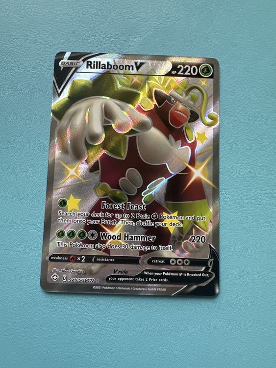 Pokemon Rillaboom Shiny Rare 2021 Top | Kaufen auf Ricardo