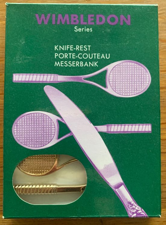 6 Stück Messerbank Wimbledon Series Tennis Racket | Kaufen auf Ricardo