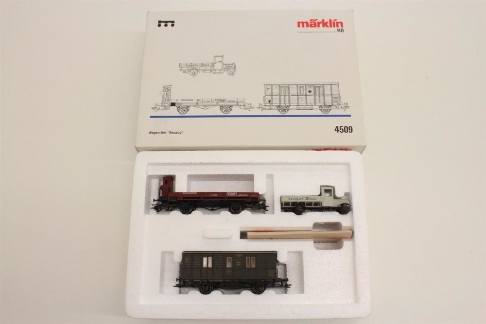 Märklin 4509 DRG Wagenset Bauzug AC H0 (Gebraucht) in für CHF 15 – mit ...