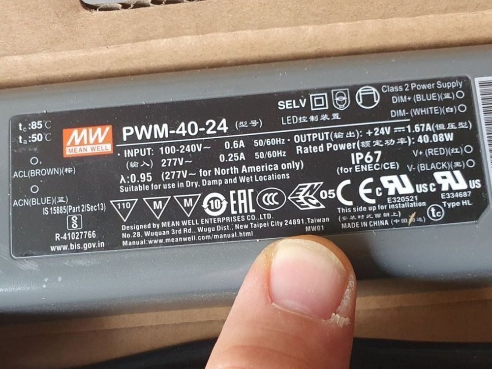 MEAN WELL Treibernetzgerät PWM-40-24 | Kaufen auf Ricardo