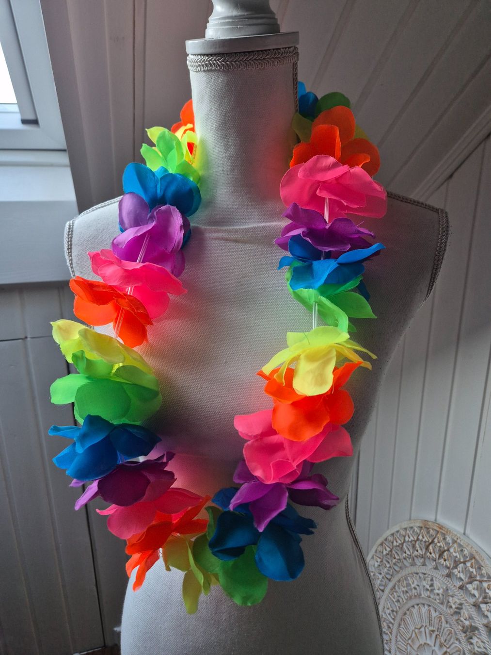 2 Stück LEI 🌺🌻🌸 Hawaii Halsschmuck Halskette (Gebraucht) in ...