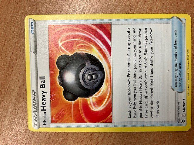 Pokemon Trainer Hisuian Heavy Ball 146/189 (Gebraucht) in Ruggell für ...