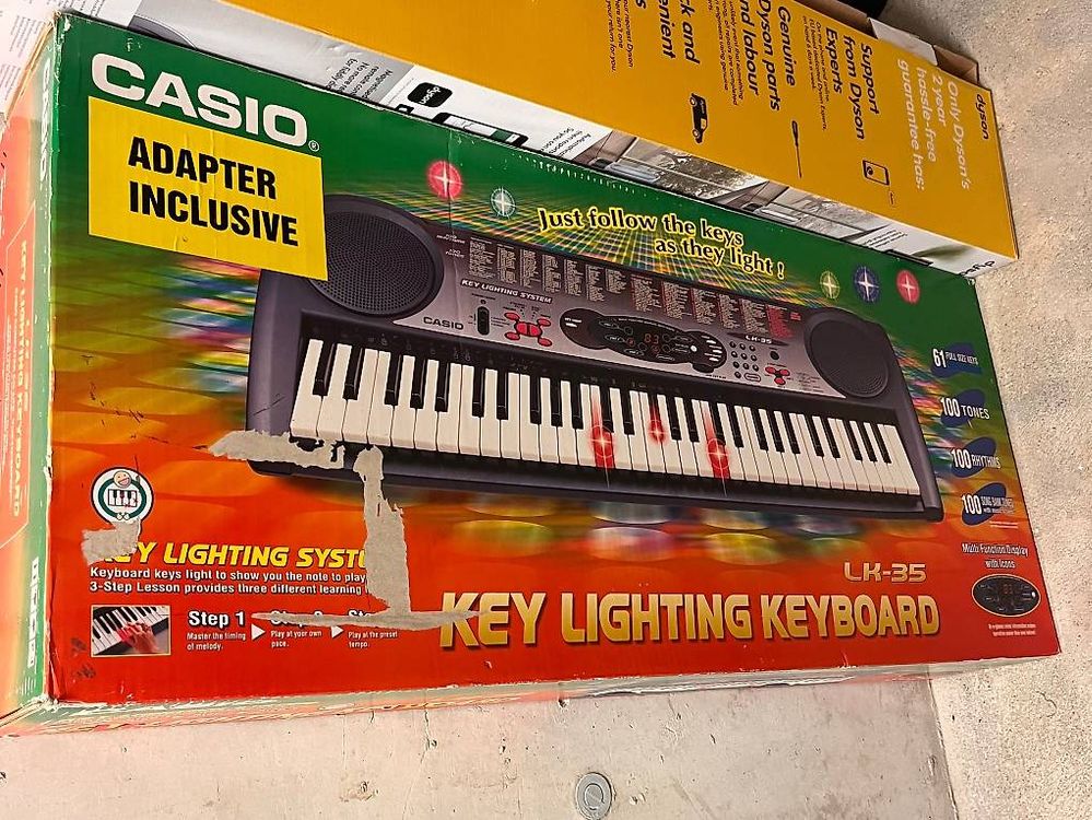 Casio LK-35 Keyboard mit Leuchttasten, Adapter inklusive (Gebraucht) in Urdorf für CHF 55 – mit ...