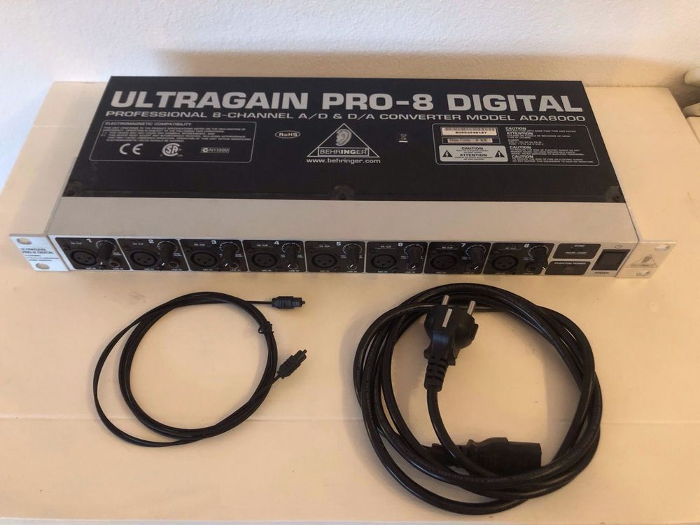 Behringer Ultragain Pro-8 Digital | Kaufen auf Ricardo