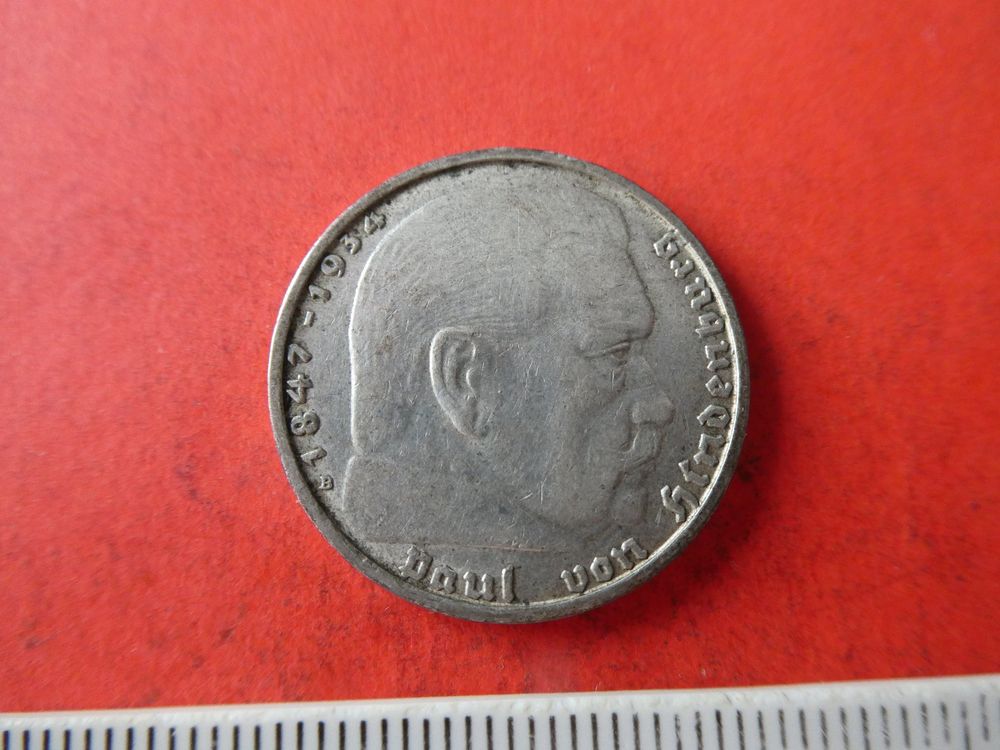 Dt. Reich 1938 B, 2 Reichsmark - Silber (Gebraucht) in Hinterforst für CHF 7 – mit Lieferung auf ...