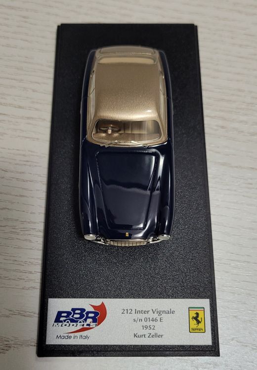 BBR FERRARI 212 INTER VIGNALE 1952 Kurt Zeller 1:43t | Kaufen auf Ricardo