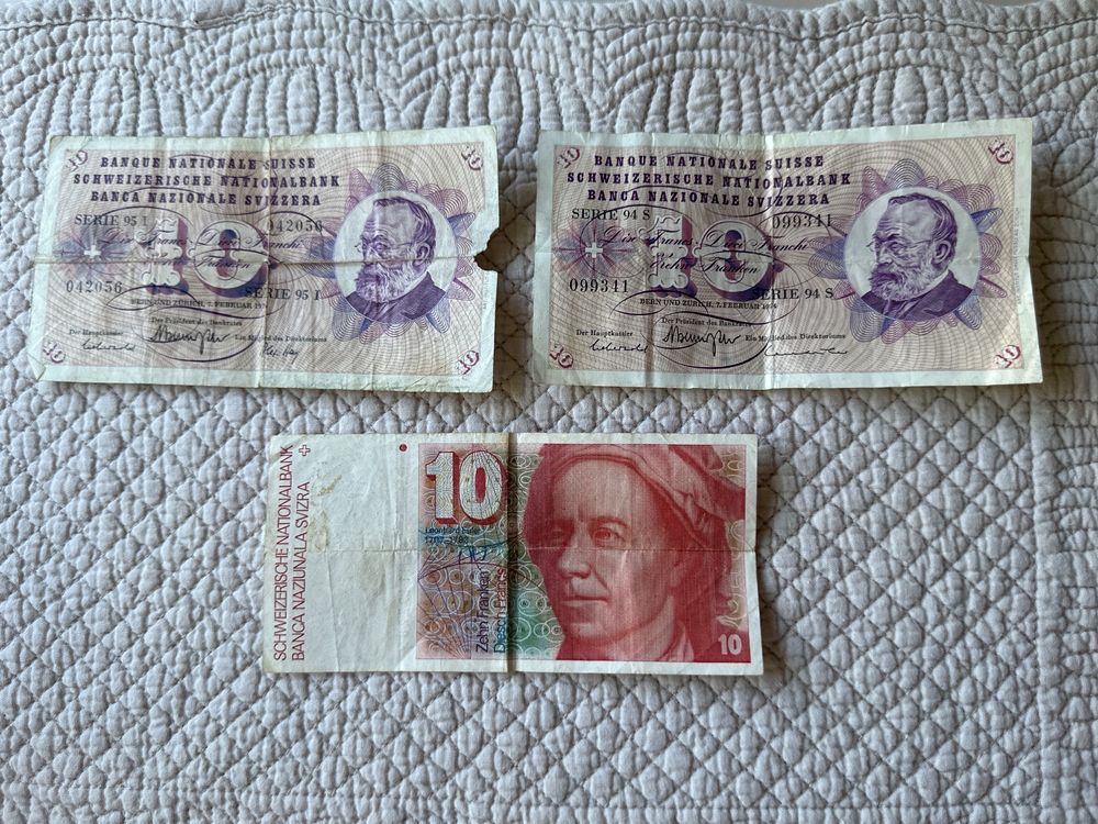 Alte 10 Franken Banknoten | Kaufen auf Ricardo