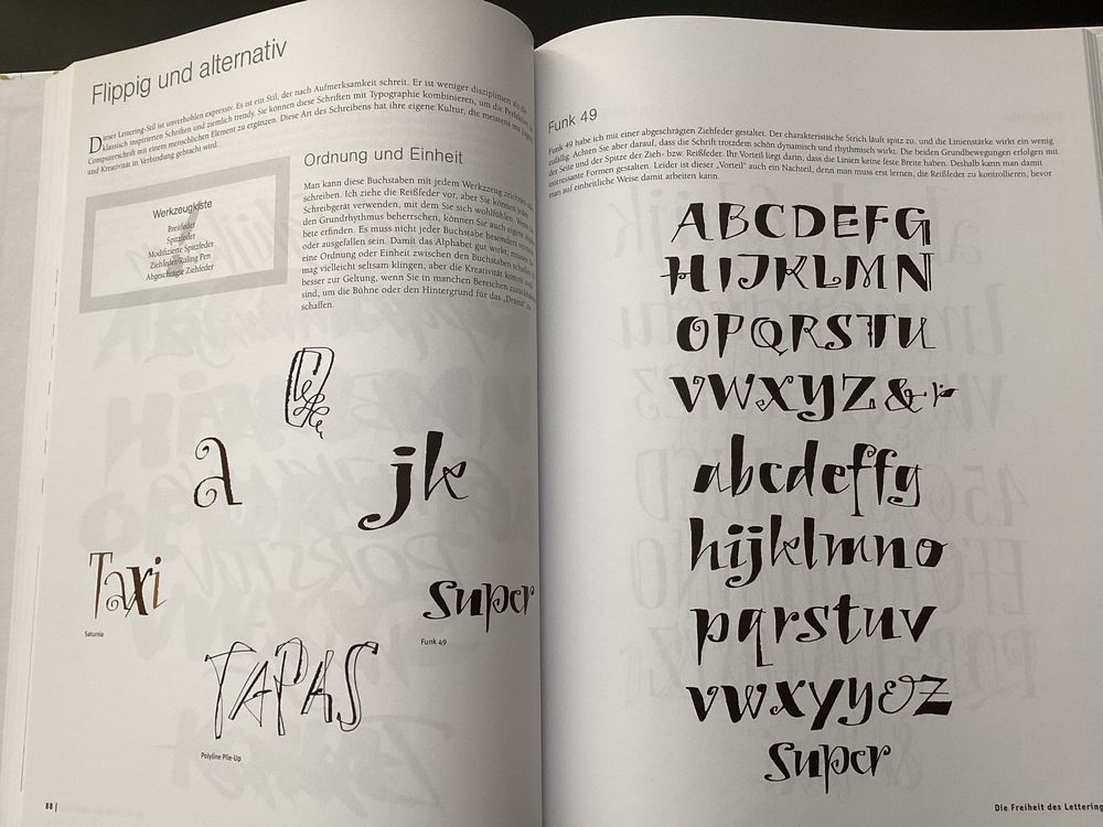 Die Kunst des Zeichnens, Kalligraphie Lettering (Gebraucht) in für CHF ...