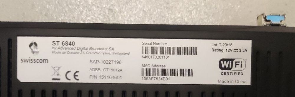 Swisscom Business Router ST 6840 Centro Business 2.0 | Kaufen auf Ricardo