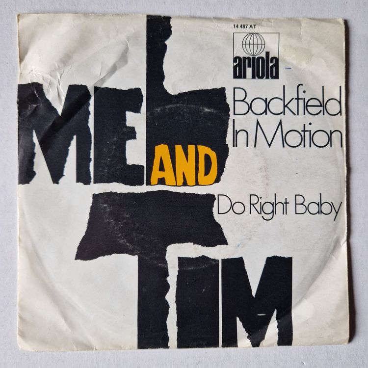 7" Mel & Tim - Backfield In Motion | Kaufen auf Ricardo