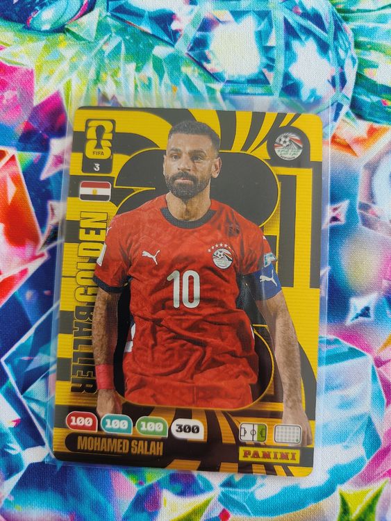 Mohamed Salah Panini Golden Baller Card - WM 2026 Edition (Neu (gemäss ...