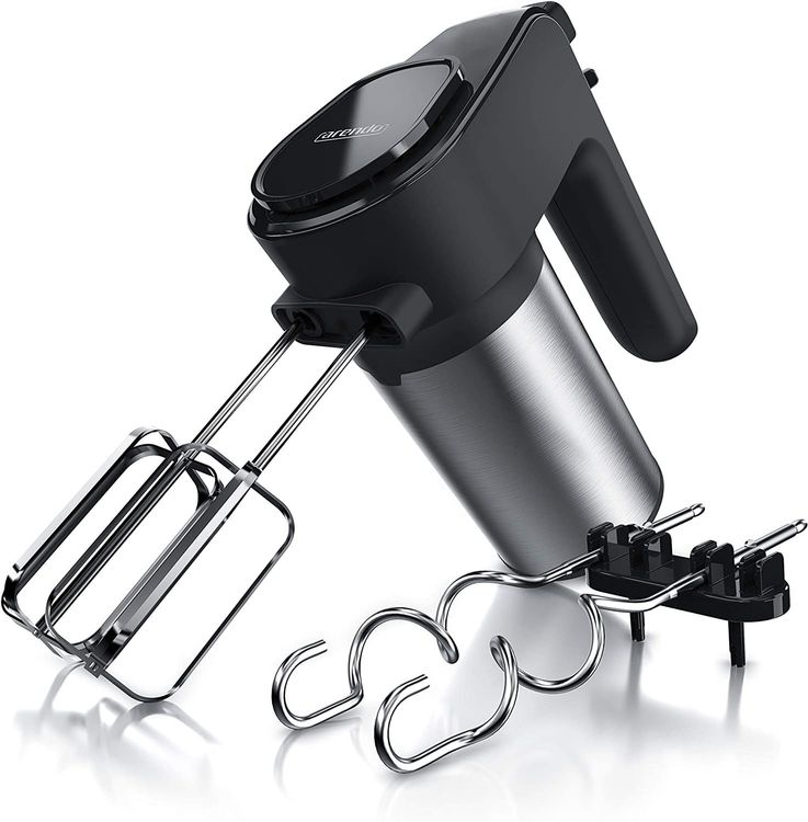 Mixer Handrührer Küchengerät Schlagrahm Teig 400W Edelstahl (Neu und ...