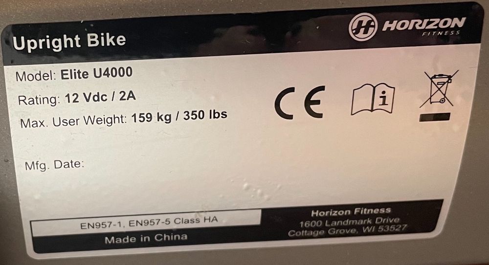 Horizon Elite U4000 Ergometer | Kaufen auf Ricardo