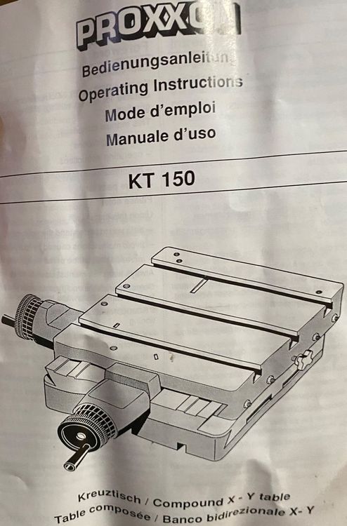 Tischbohrmaschine Metabo TBE4512 + Kreuztisch Proxxon KT 150 (Gebraucht) in Bern für CHF 750 ...