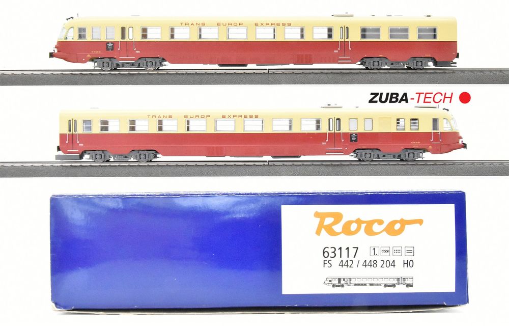Roco 63117 TEE Triebzug-Set 2tlg der FS, H0 GS Analog m. OVP (Gebraucht ...