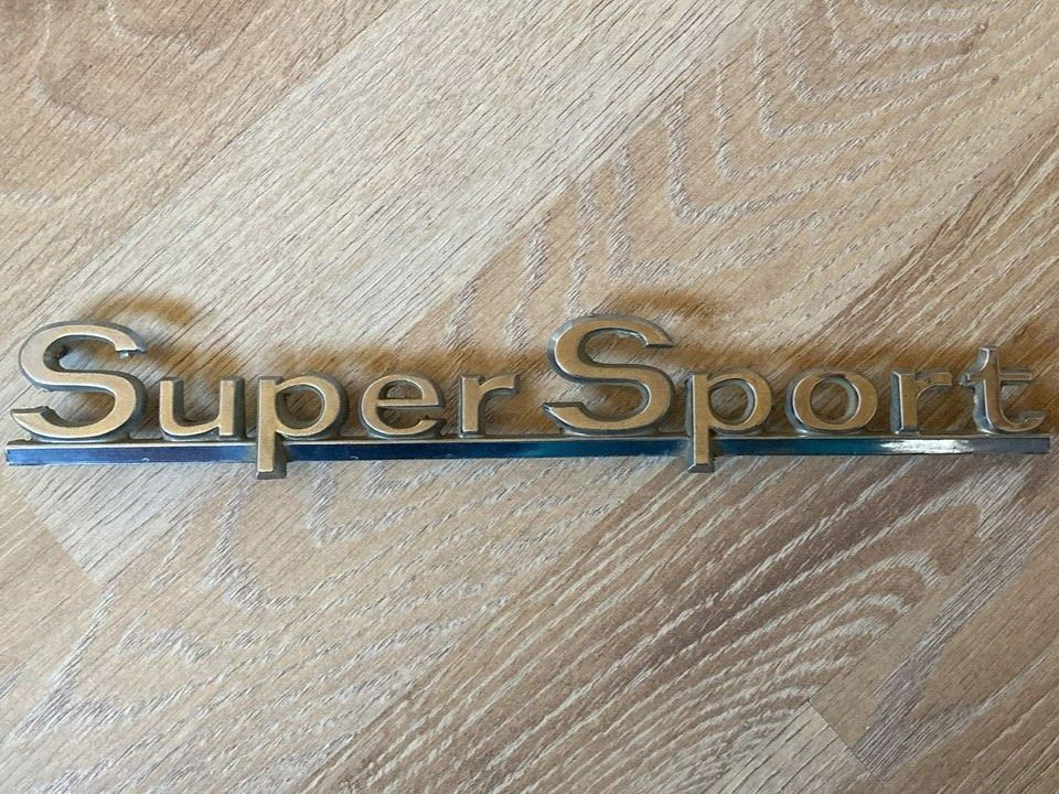 Chevrolet SuperSport Emblem - US Car Vintage Muscle Car | Kaufen auf ...