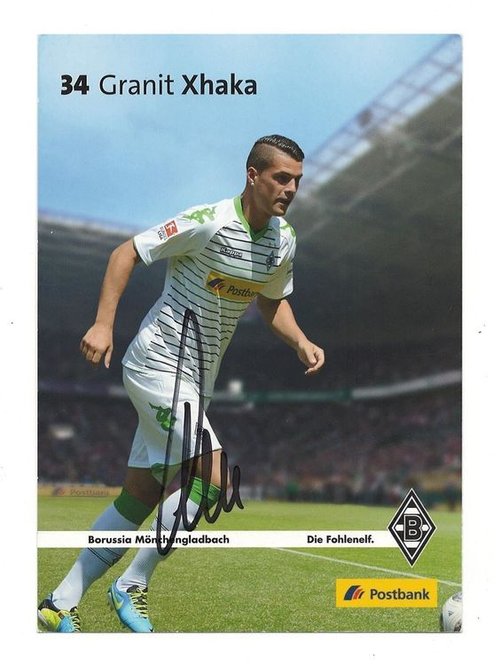 GRANIT XHAKA - ORIGINAL AUTOGRAMM (Gebraucht) in Basel für CHF 12 – mit ...