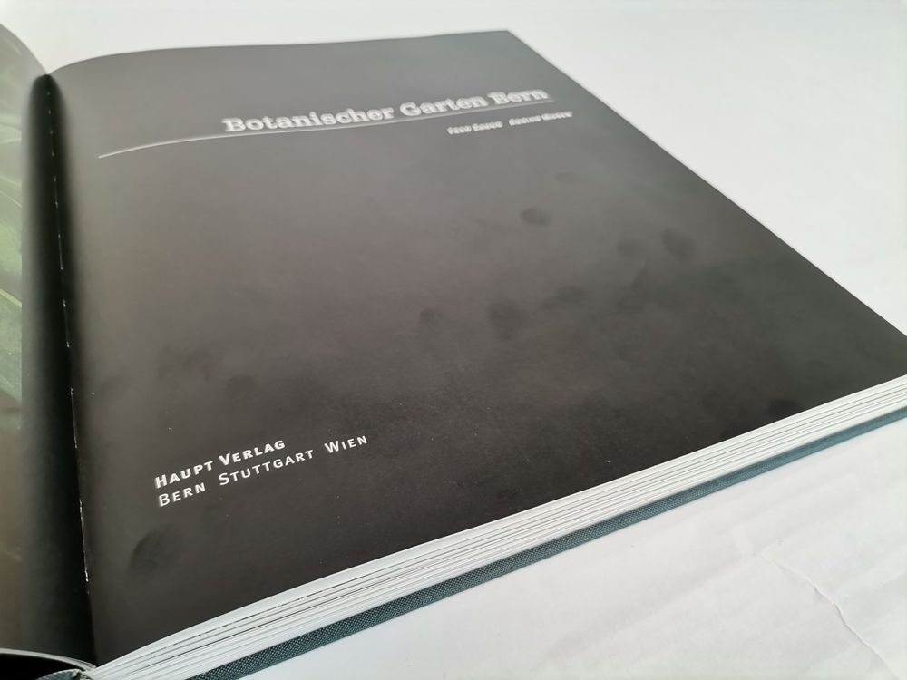Buch: Botanischer Garten Bern F. Zaugg, A. Moser (Gebraucht) in ...
