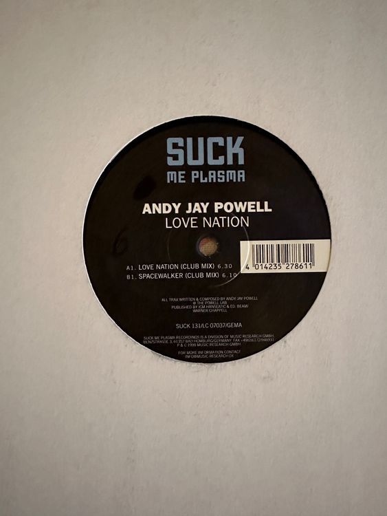 Andy Jay Powell - Love Nation - Trance Vinyl (Gebraucht) in Grafstal ...