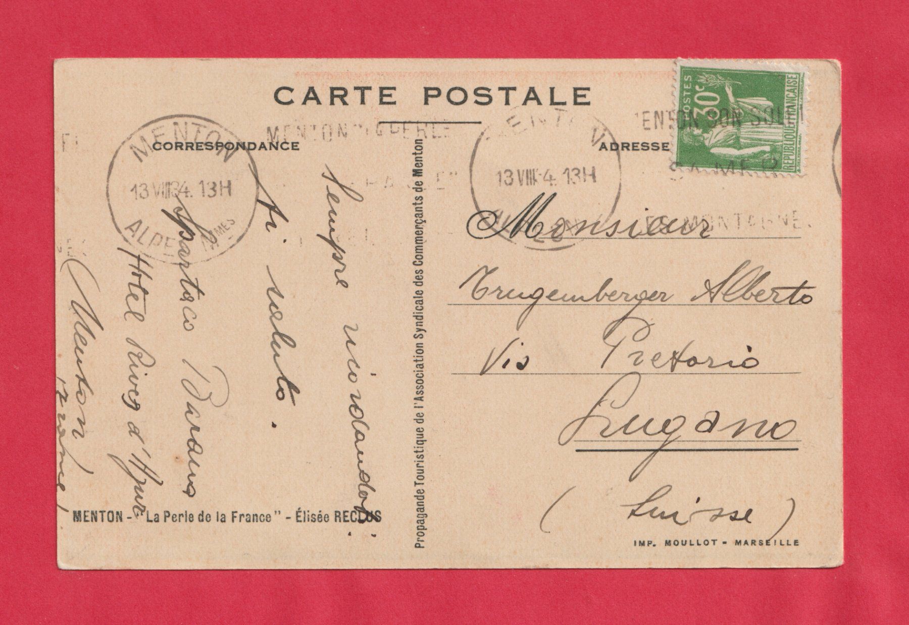 Monton lété Cote d'Azur FRANCE Propagande Touristigue (Gebraucht) in ...