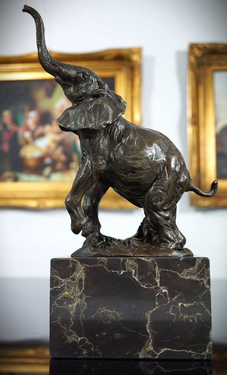 IMPOSANTER BRONZE ELEFANT SKULPTUR STATUE BRONZEFIGUR (Gebraucht) in Vettweiß für CHF 279 – mit ...