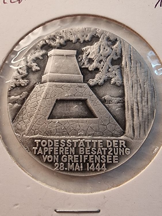 Silbermedaille Bezirks-Schützenverein Uster Match 1976( B1 ) | Kaufen ...