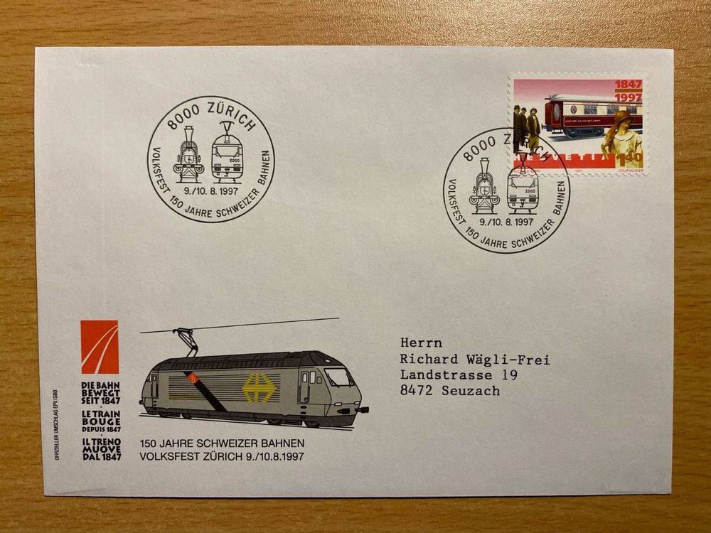 150 Jahre Schweizer Bahnen 1997 (Gebraucht) in oberrüti für CHF 0.5 – mit Lieferung auf Ricardo ...