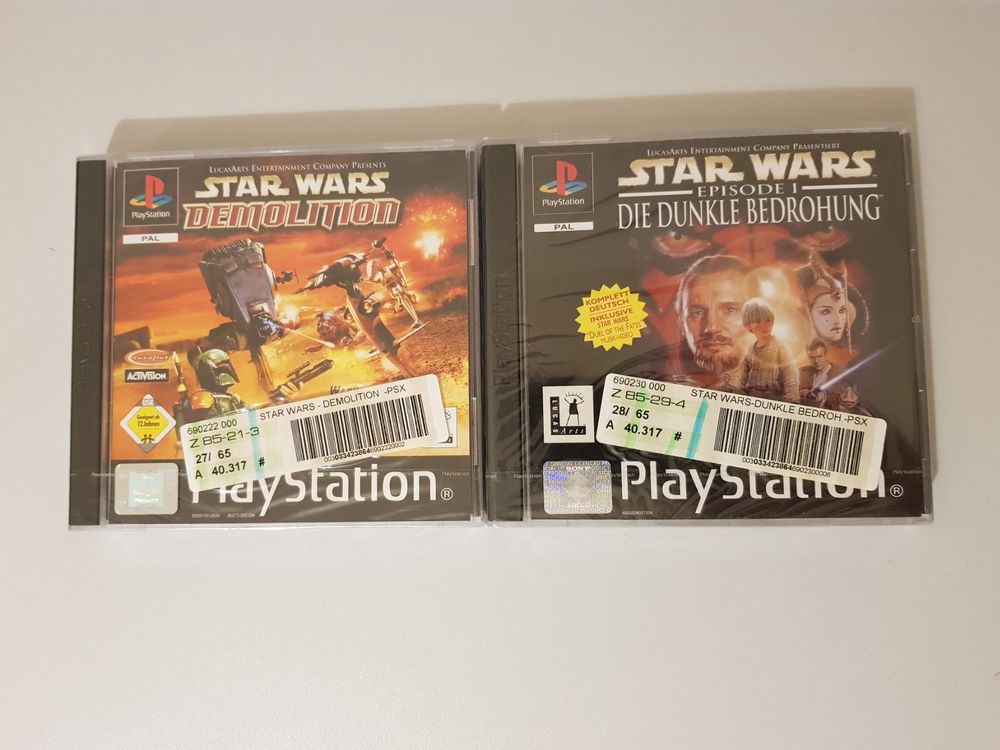 2x Star Wars /PS1 /Neu (Neu und originalverpackt) in Münchenstein für CHF 80 – mit Lieferung auf ...