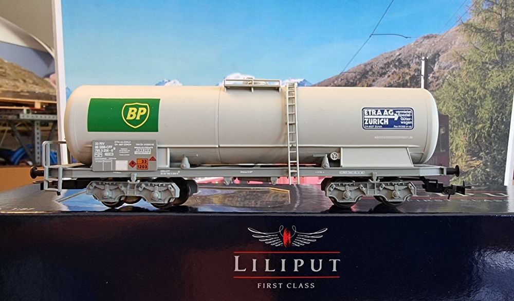 LILPUT, SBB Tankwagen Nr. L222509; BP- ETRA AG Zürich (Neu (gemäss ...