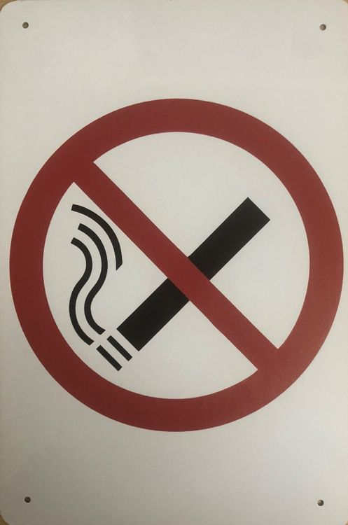 Blechschild Rauchen verboten Rauchverbot Verbotsschild Sign (Neu und ...