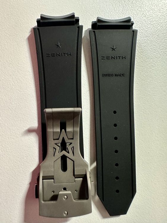 Zenith Defy rubber armband with clasp | Kaufen auf Ricardo