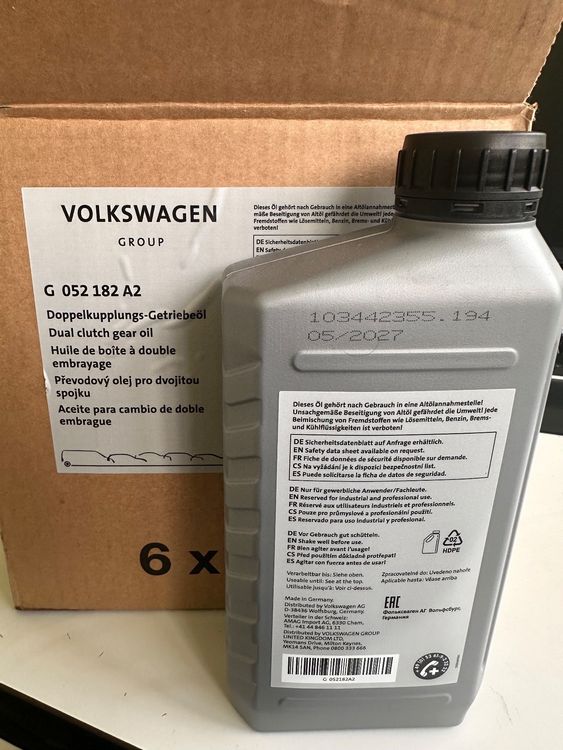 Vw Audi Getriebeöl g052182a2 (Neu und originalverpackt) in Laax GR für ...